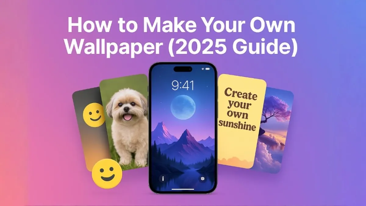 How to Make Your Own Phone Wallpaper